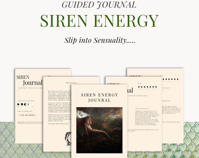 Siren Energy Journal: Divine Feminine Activation Workbook (PDF Download ...
