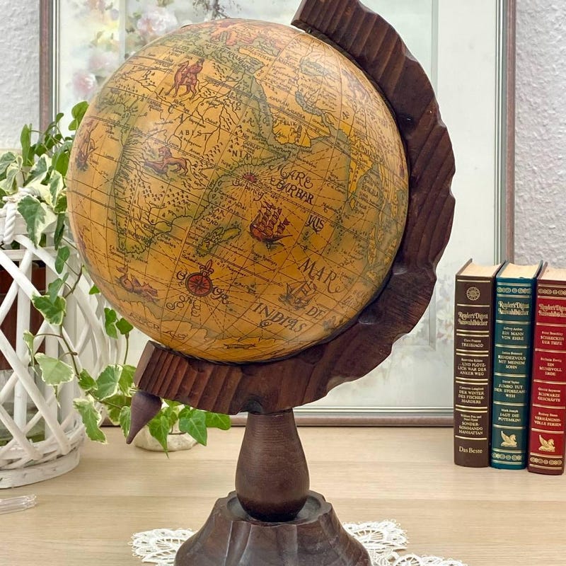 Holzstand globus - Etsy.de
