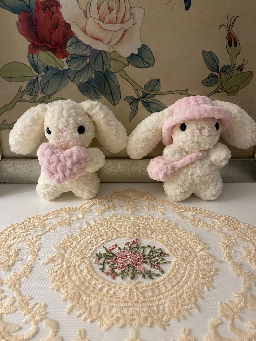 Crochet Bunny Keychain | Amigurumi Bunny Keychain | Handmade Bunny ...