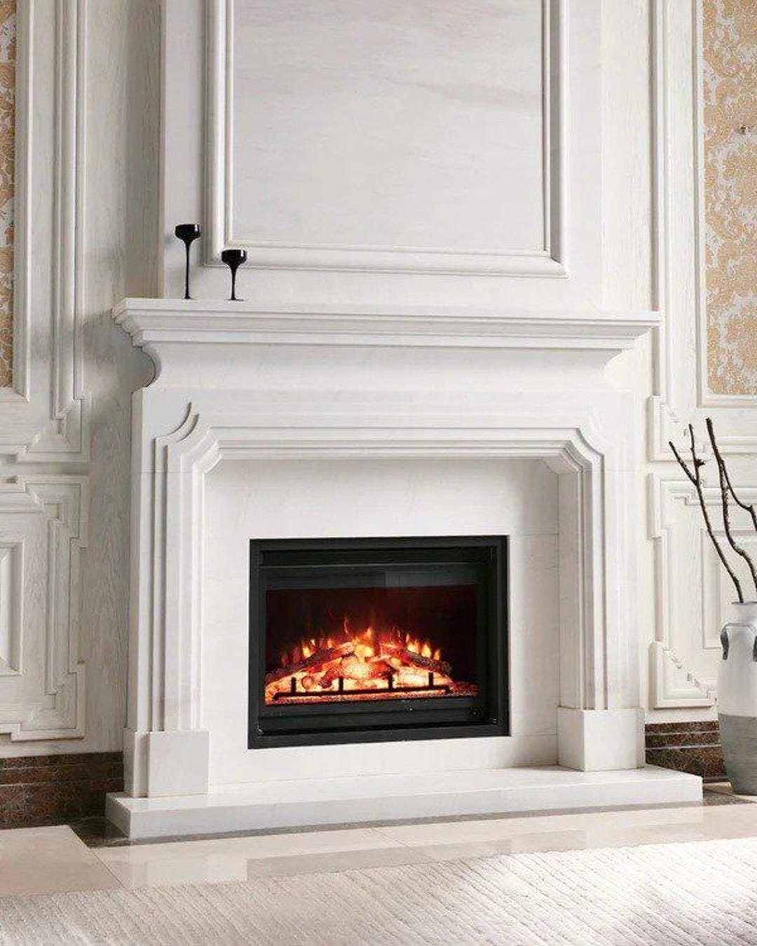 Chelsea - Natural Stone Fireplace Surround - Etsy