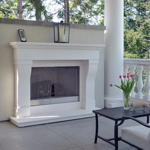 Chateau - Natural Stone Fireplace Surround - Etsy