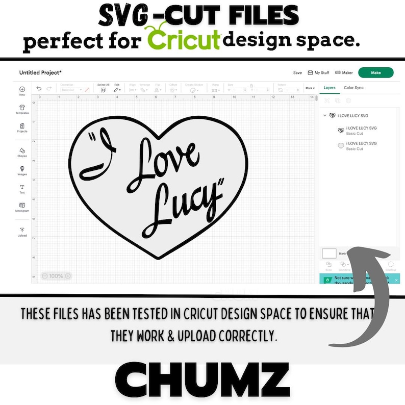 I Love Lucy Hand Drawn SVG Cricut Cut File Decal , PNG Clip Art Digital ...