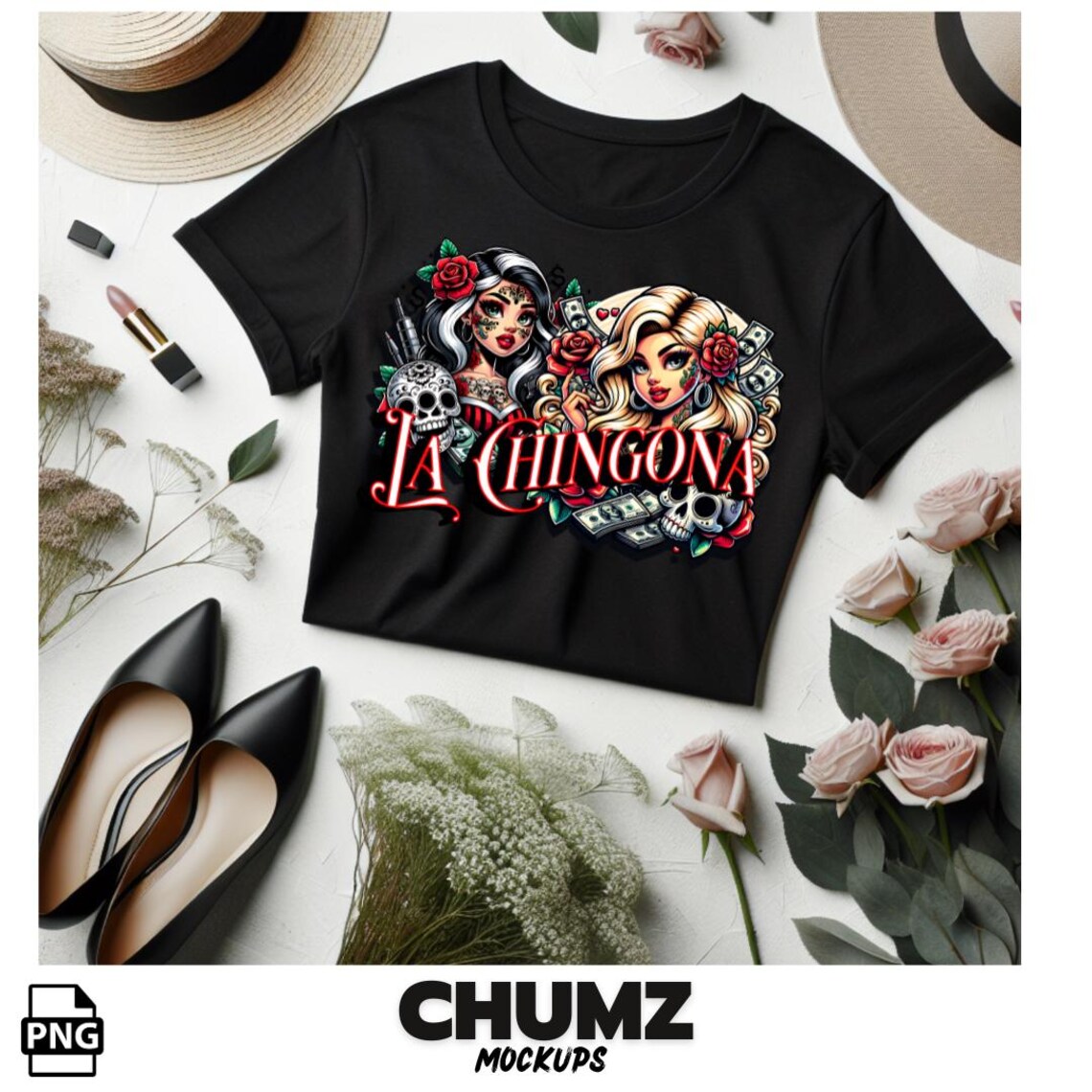 La Chingona PNG High Resolution Sublimation, Dtf, Printable Digital ...