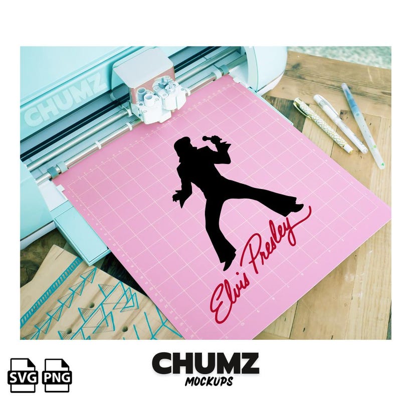 Elvis Presley SVG/PNG Cricut Cut File Clip Art Logo - Etsy