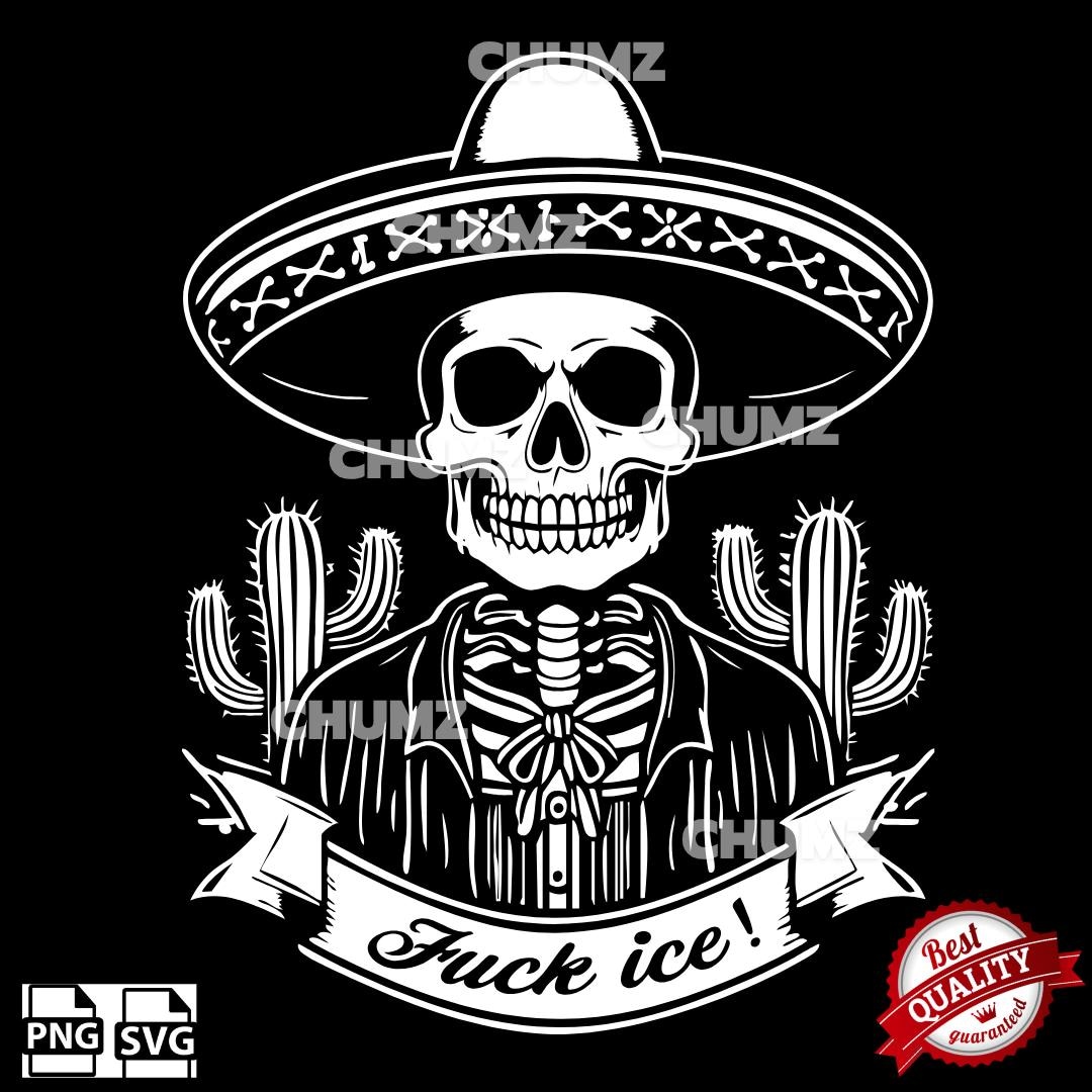 Ice Skeleton SVG: Chicano Decal, Cricut File (digital Download) - Etsy