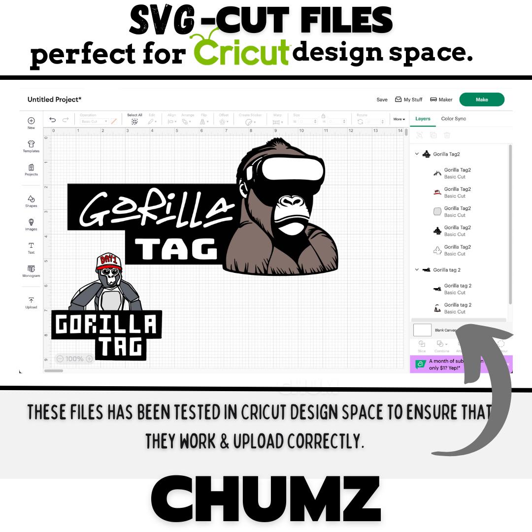 Gorilla Tag SVG: Gamer VR Headset Cut File (digital Download) - Etsy