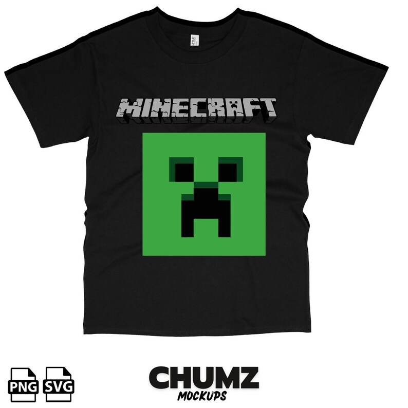 MINE Logo and Creeper Svg Cricut Cut File, PNG High Resolution ...