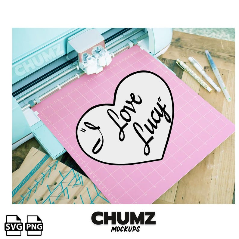I Love Lucy SVG, Hand Drawn Heart Decal, PNG Clipart (digital Download ...