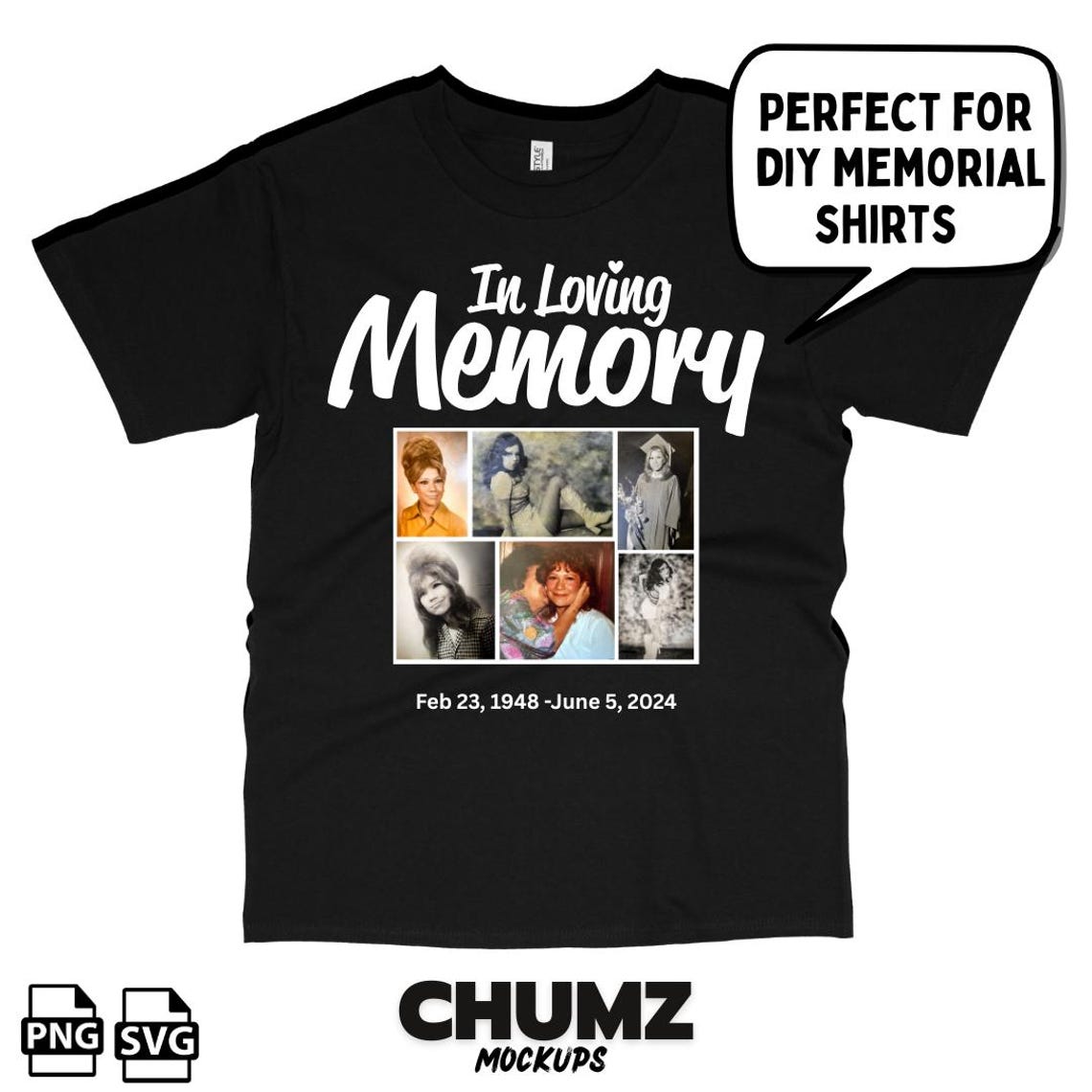 In Loving Memory SVG: Memorial Quote Cut File (digital Download) - Etsy