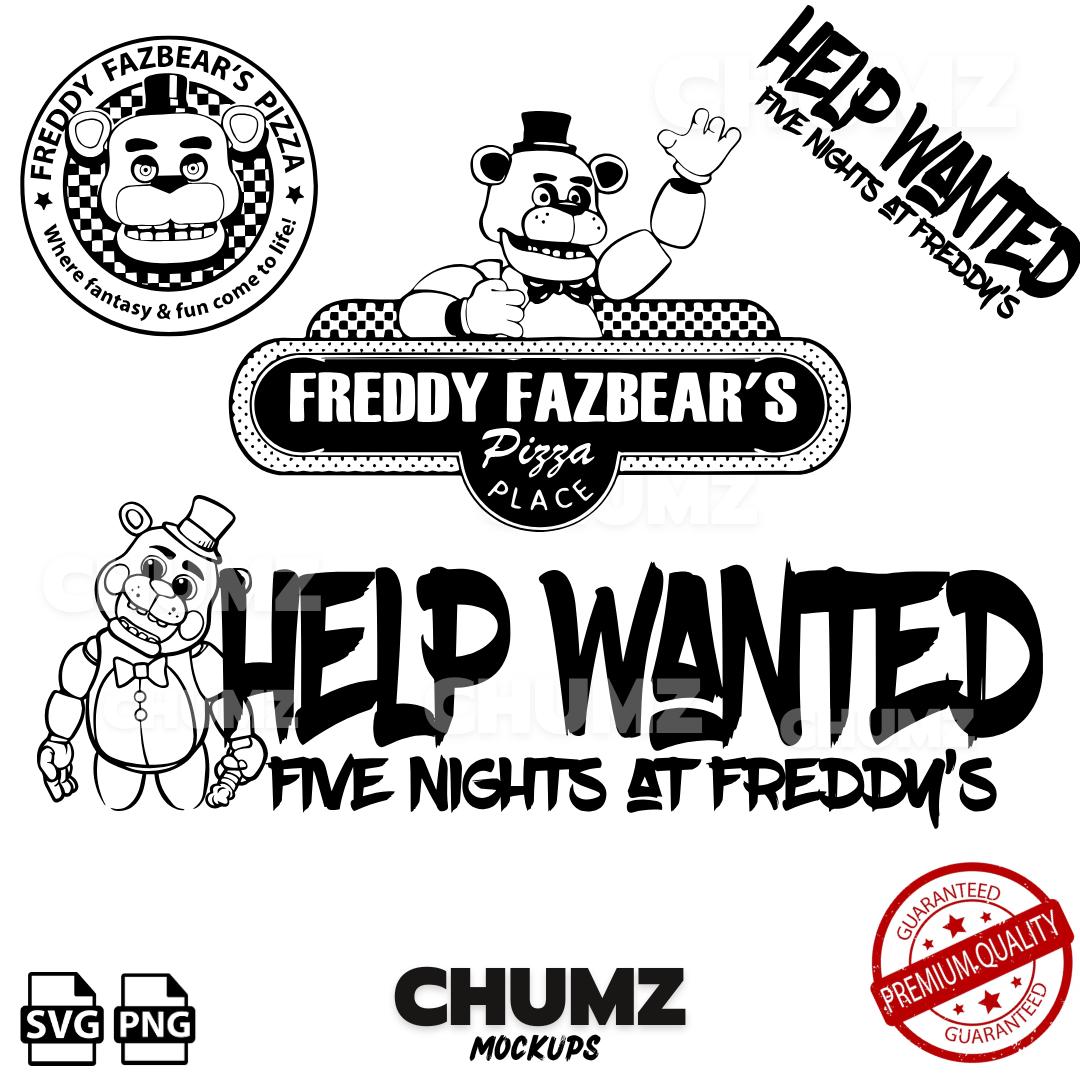 Five Nights at Freddys Bundle Pack - FNAF Characters Vector PNG SVG ...