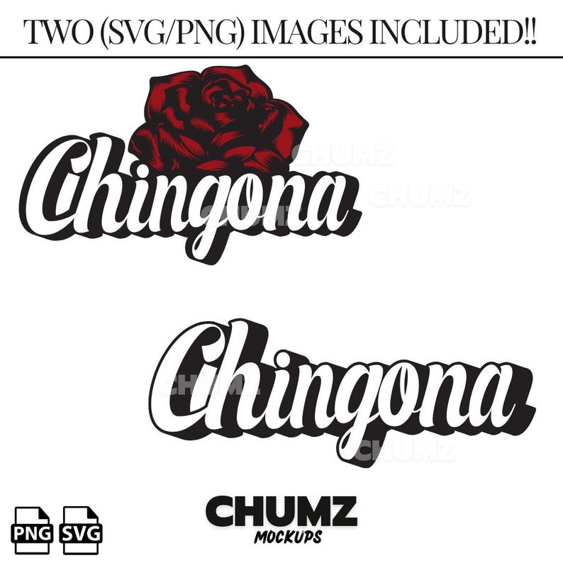 Chingona Rose Svg / Png Cricut Cut File , Clipart - Etsy