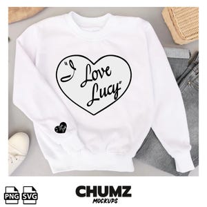 I Love Lucy SVG, Hand Drawn Heart Decal, PNG Clipart (digital Download ...