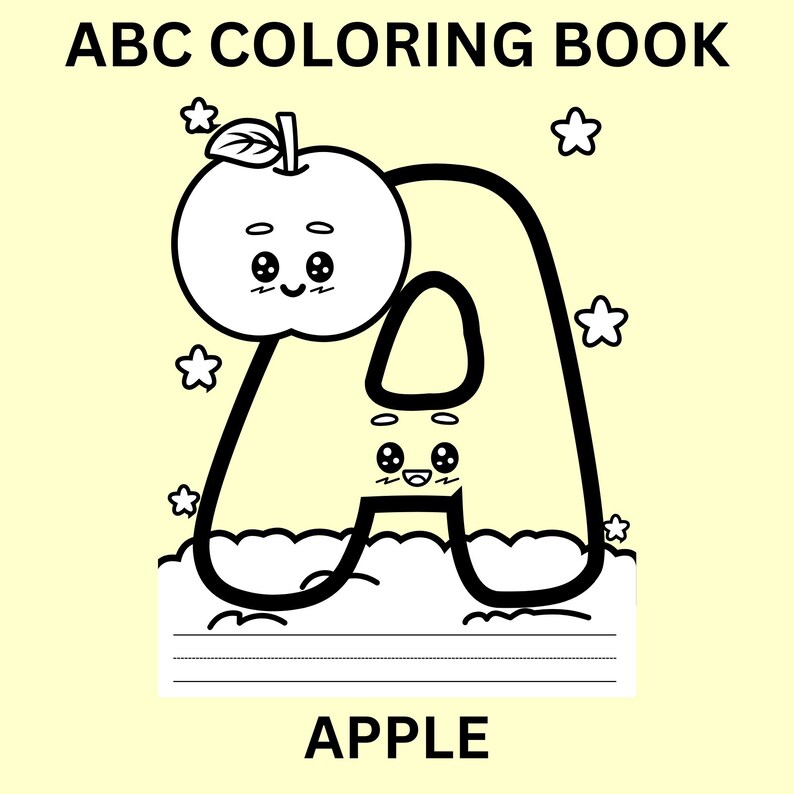 Alphabet Coloring Book | ABC Coloring Pages | Kids Learning Activity ...