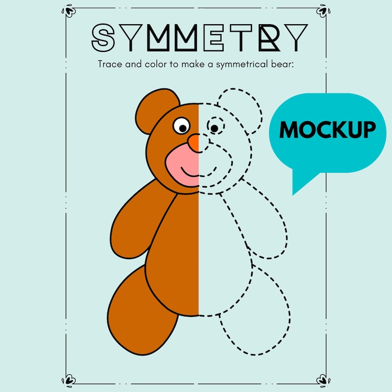 Symmetry for Kids Book | Early Learning Geometry | Educational Activity ...