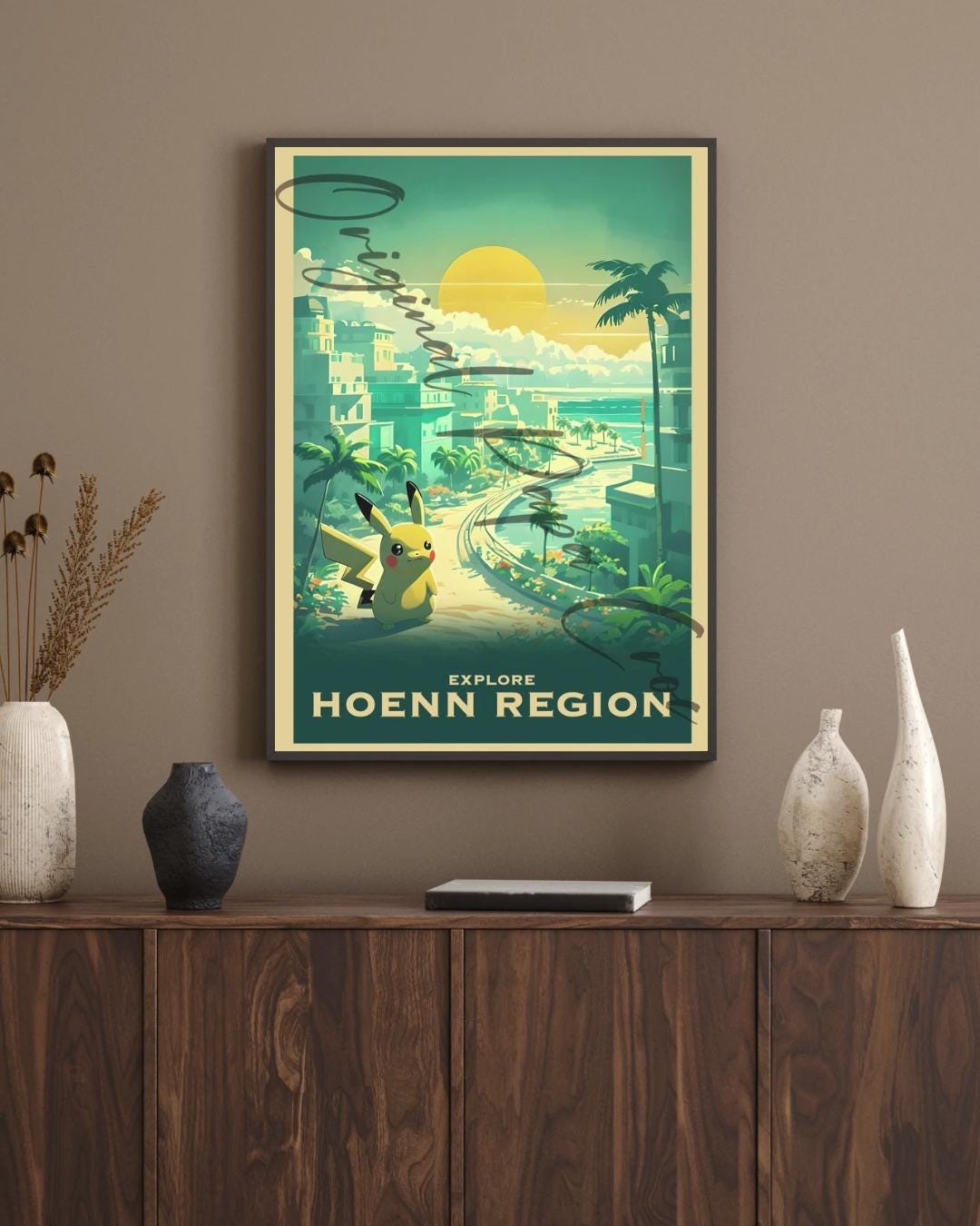 Pikachu’s Adventure – Pokémon Travel Art | Digital Download | 1 of 10 ...