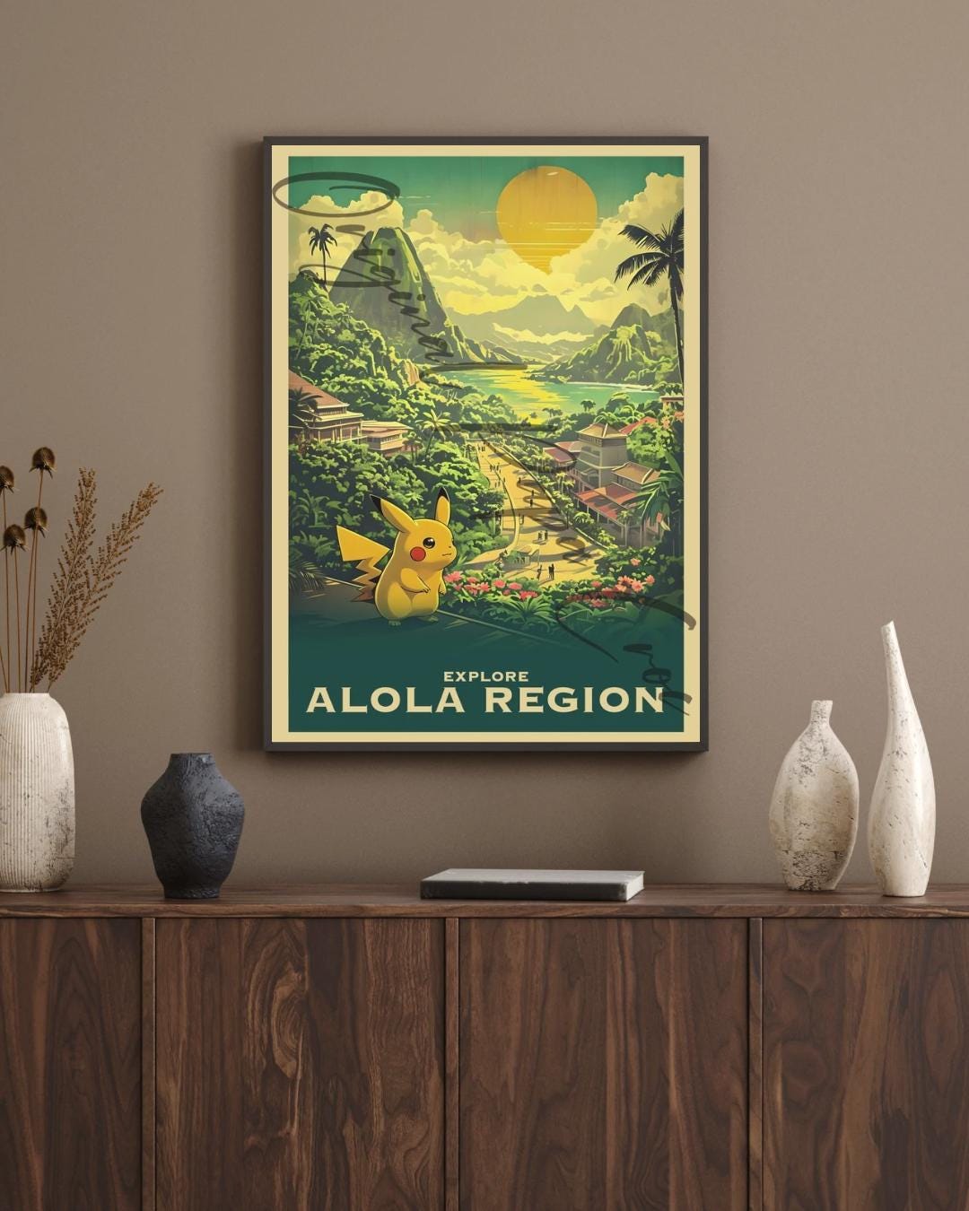 Pikachu’s Adventure – Pokémon Travel Art | Digital Download | 1 of 10 ...