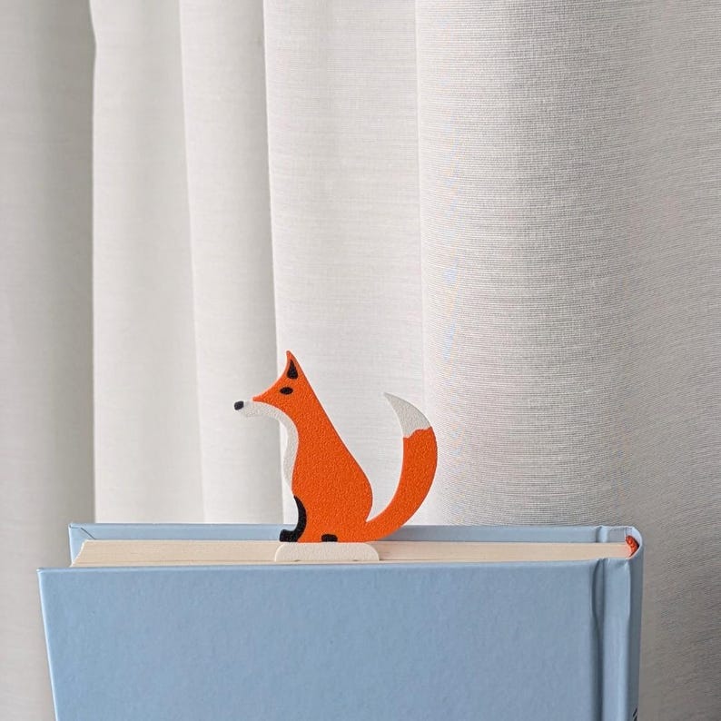 Fox Bookmark, Book Lover Gift, Reading Accessory, Gift for Readers ...