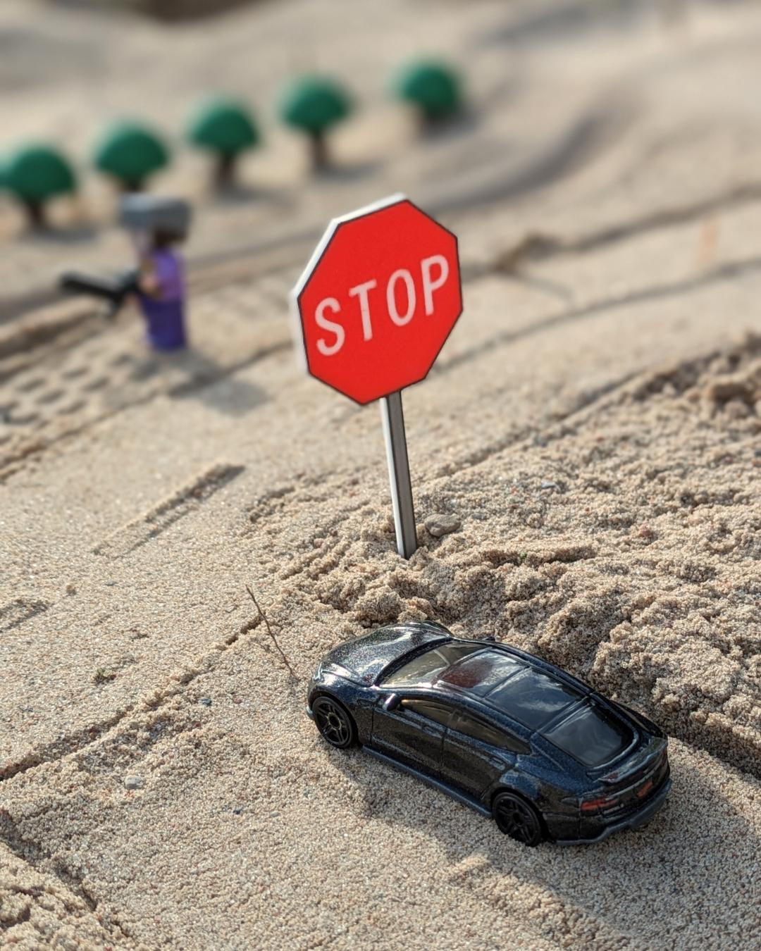 Stop Sign Toy, European Traffic Sign, Traffic Sign for Kids, Road Sign ...