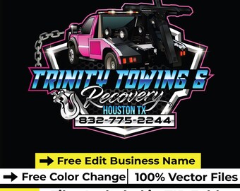 Editable Towing Logo Png Towing Services Logo RAM Towing Truck Logo ...