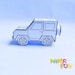Printable Paper Jeep Car: Kids Craft Activity Sheets (digital Download ...