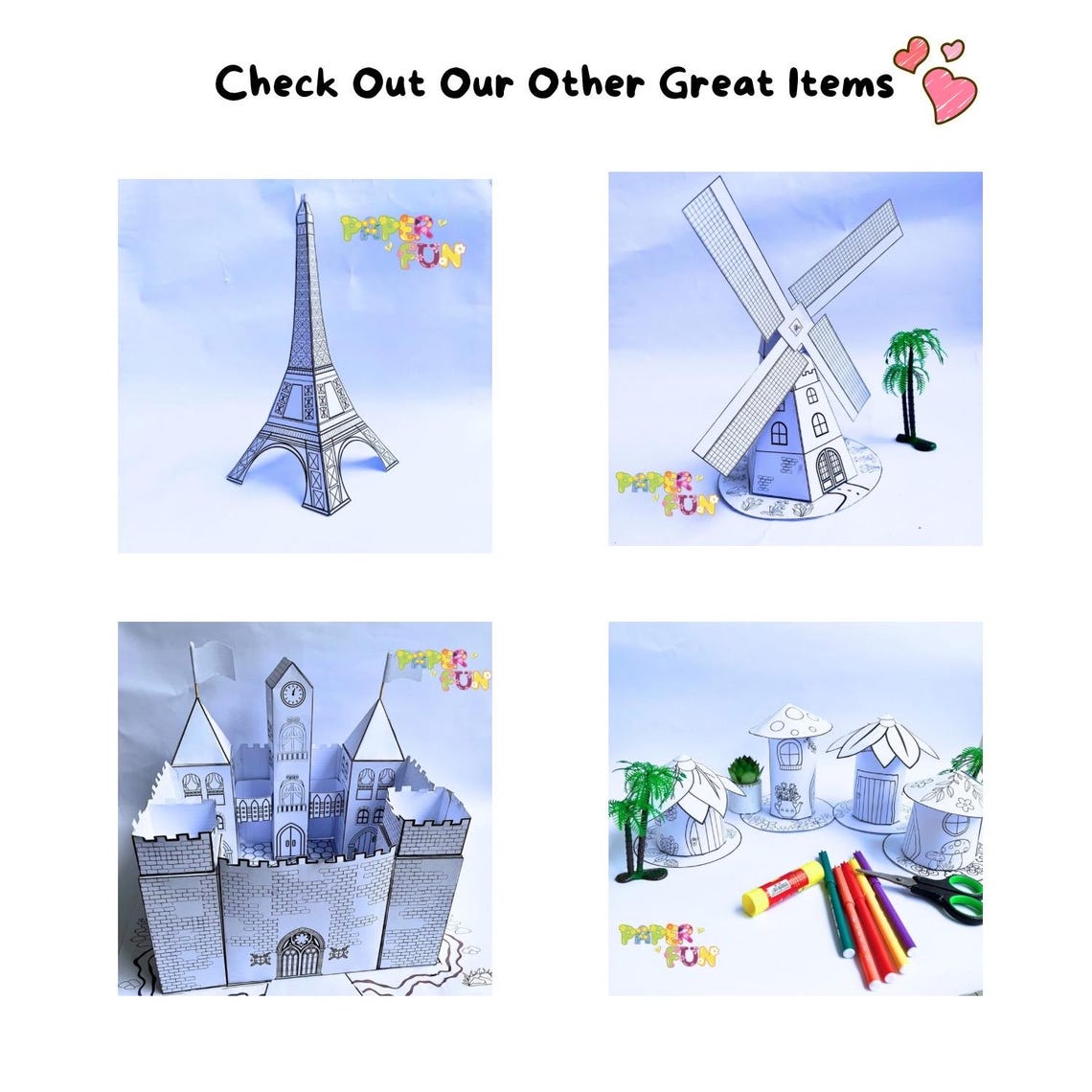 DIY Paper Big Ben Model: London Activity (PDF Template A4 Size) - Etsy