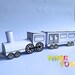 Printable Paper Train Craft: Coloring Activity for Kids (PDF) - Etsy