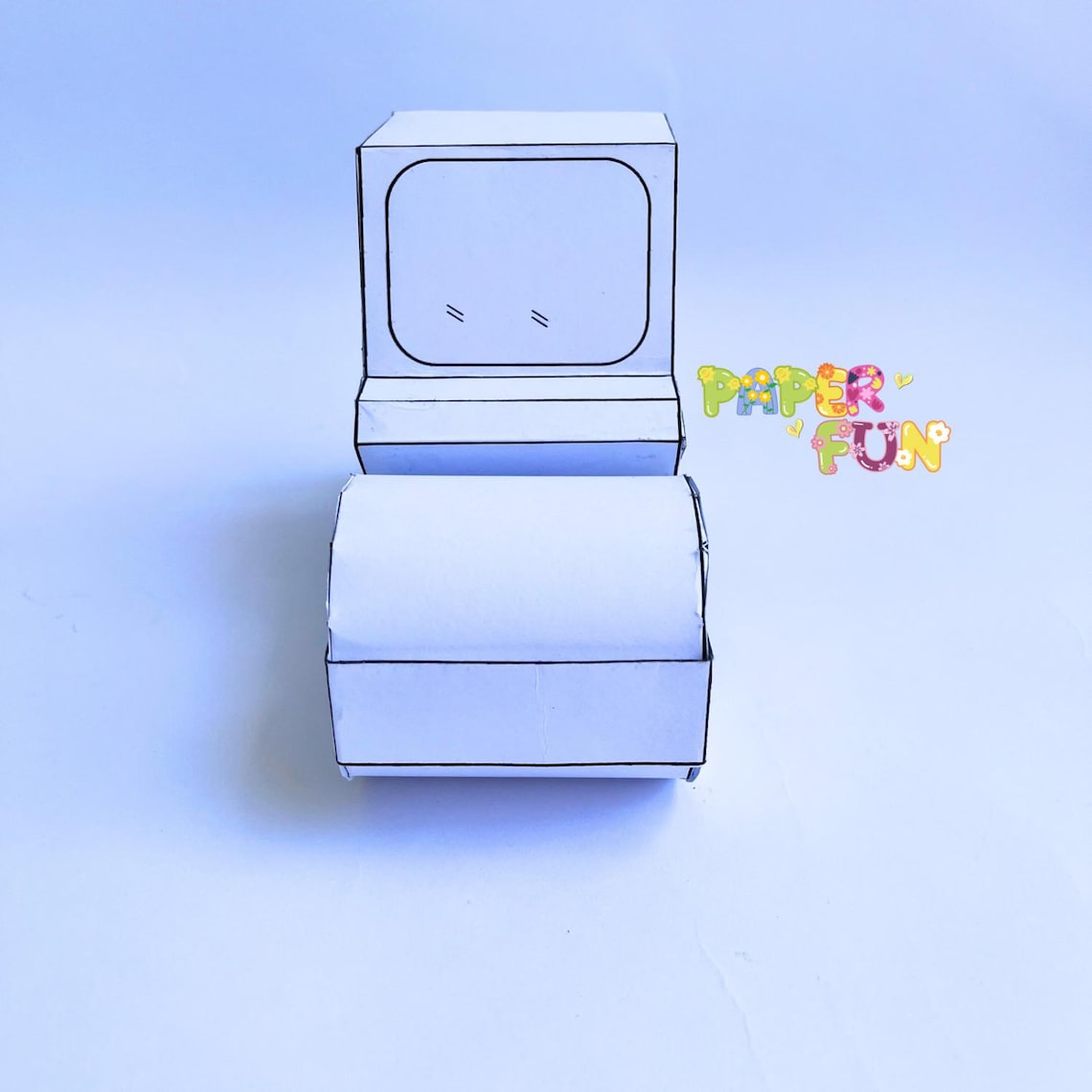 Paper Road Roller Toy: Printable Vehicle Craft (PDF) - Etsy