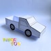 Printable Car Paper Toys: Craft Kit, Cut and Color (digital Download ...