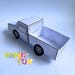 Printable Paper Pick up Truck: DIY Craft Template (PDF) - Etsy