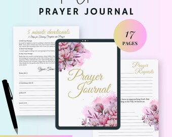 Digital Devotional Planner | Printable Daily Prayer & Bible Study ...