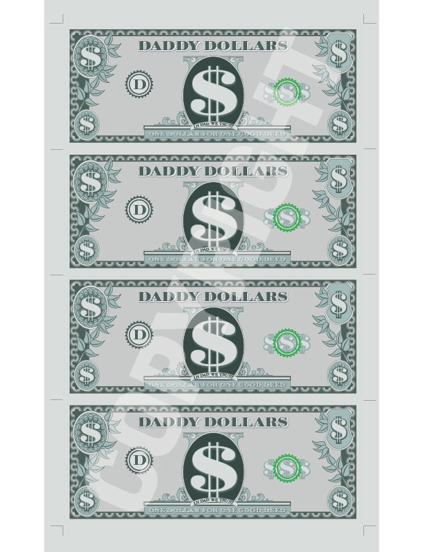 Daddy Dollars to Help Incentivize and Reward Your Kids to Do Chores to ...