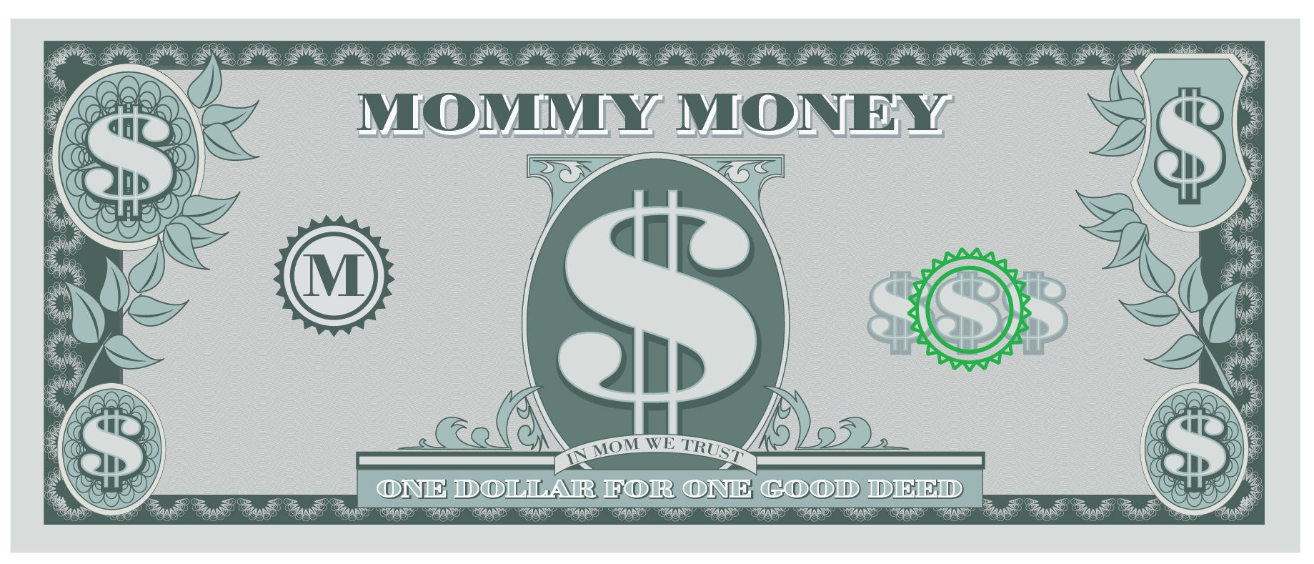 Customizable Reward Money (bucks, Cash, Dollars) to Help Incentivize ...
