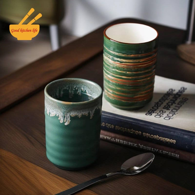 Ceramic Handle Less Mug - Etsy UK