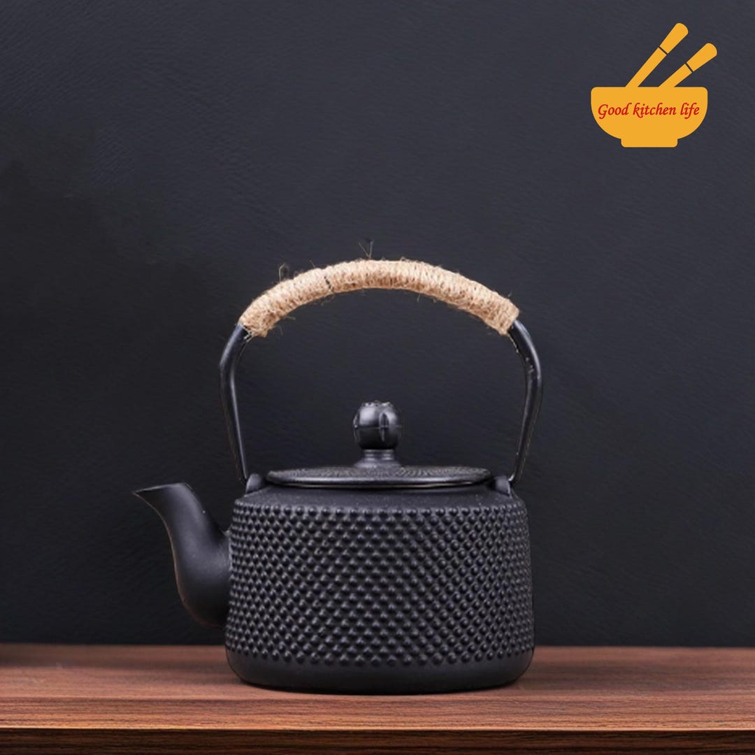 Handmade Golden Cast Iron Teapot With Strainer,cast Iron Teapotm,hot ...