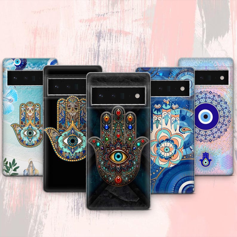 Hamsa Phone Case Eye of Fatima iPhone 17 Promax 16 E 15 Pro 14 13 Mini ...