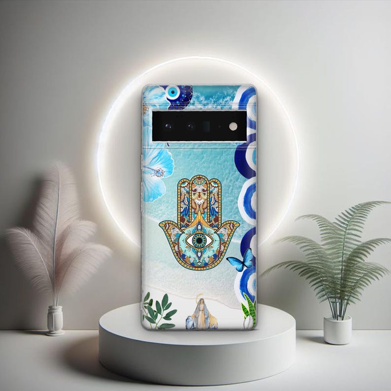 Hamsa Phone Case Eye of Fatima for Google Pixel 10A 9 Proxl 8 7A 6 ...
