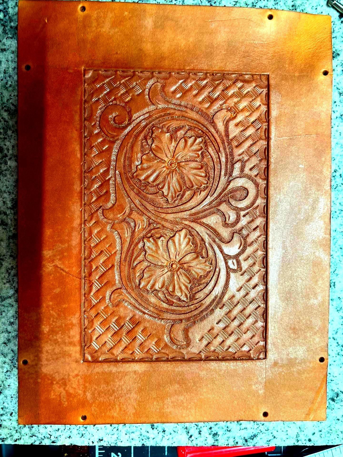 Leather Tooling Pattern | Sheridan Flowers & Vines (digital File) - Etsy