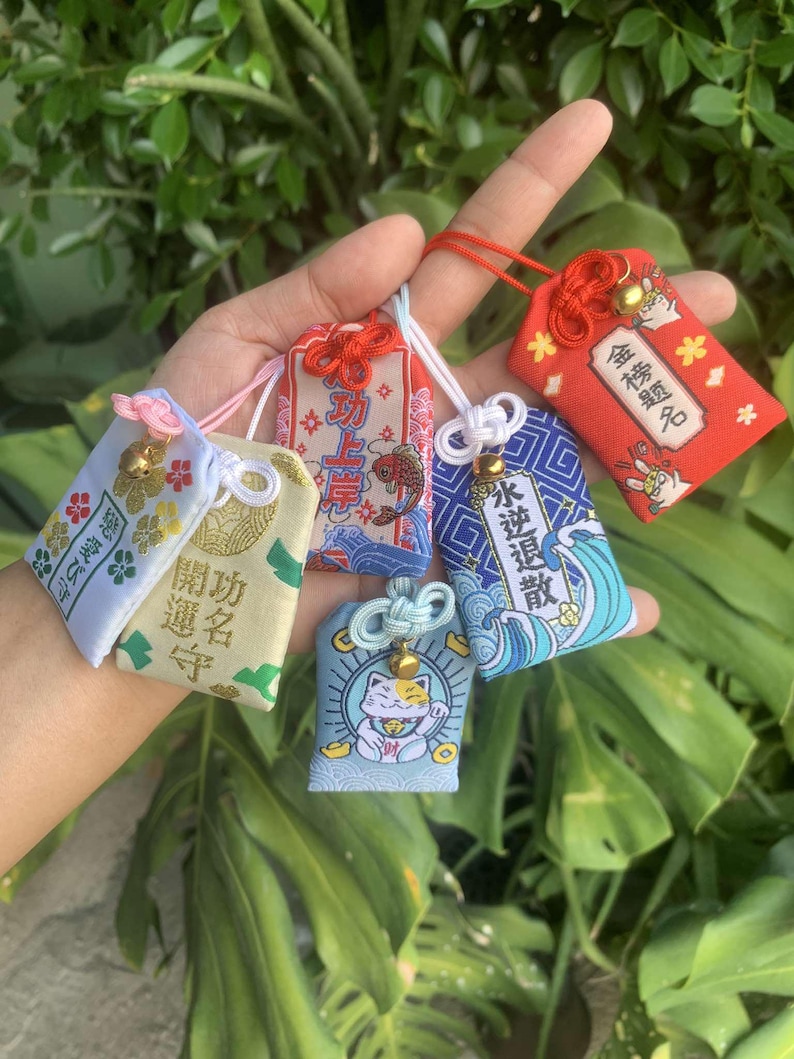 Omamori Japanese Lucky Keychain. Made From Good Cotton ,charm - Etsy