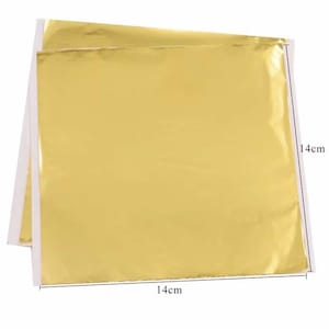 Gold Leaf Paper for DIY Art and Craft 14 X 14 Cm - Etsy