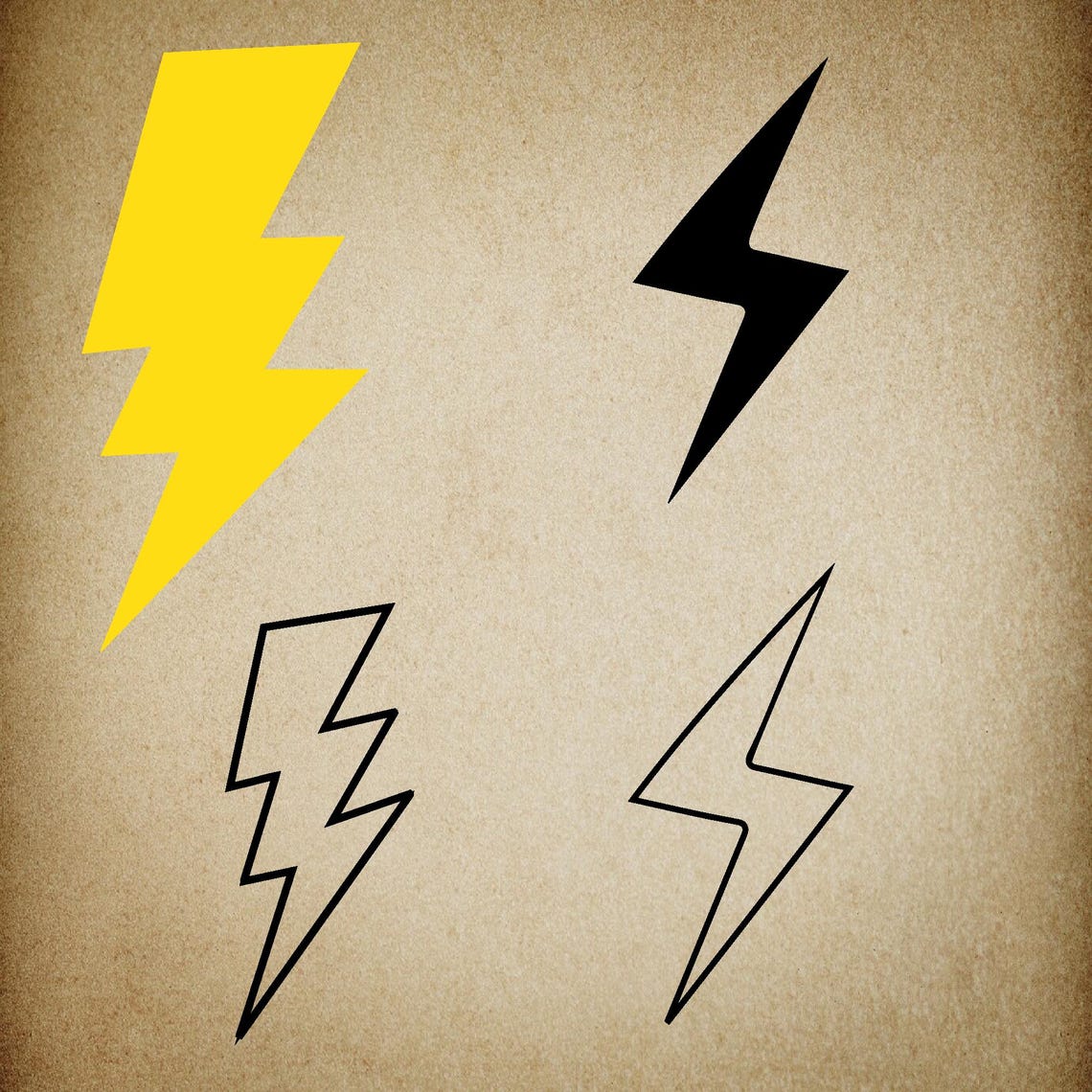 Lightning Bolt Svg - Lightning Svg Bundle - Flash Svg - Lightning ...