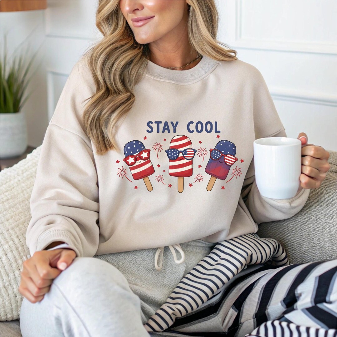 4th of July - Stay Cool Png - American Popsicle Png - Kid 4th of July ...