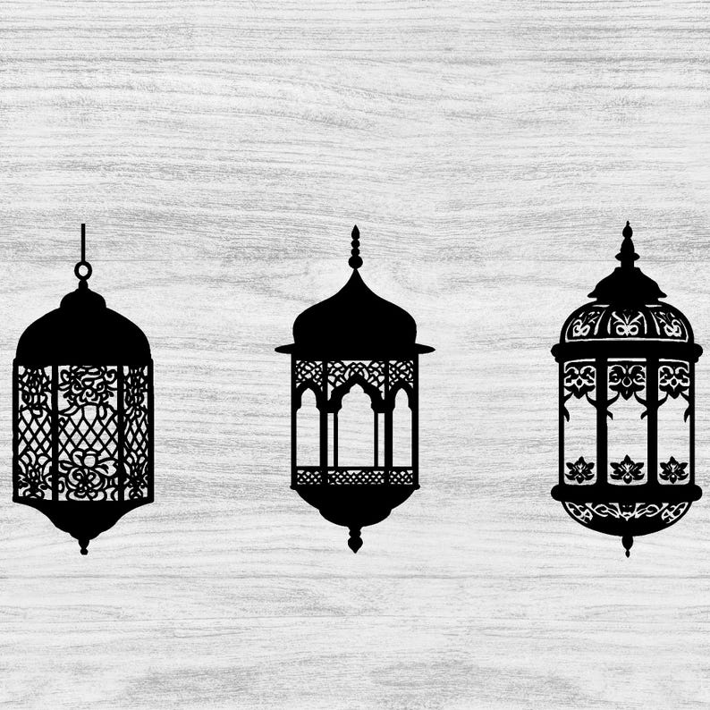 Ramadan Lantern Svg - 30 Muslim Lamp in Ramadan SVG - Isalmic Art ...
