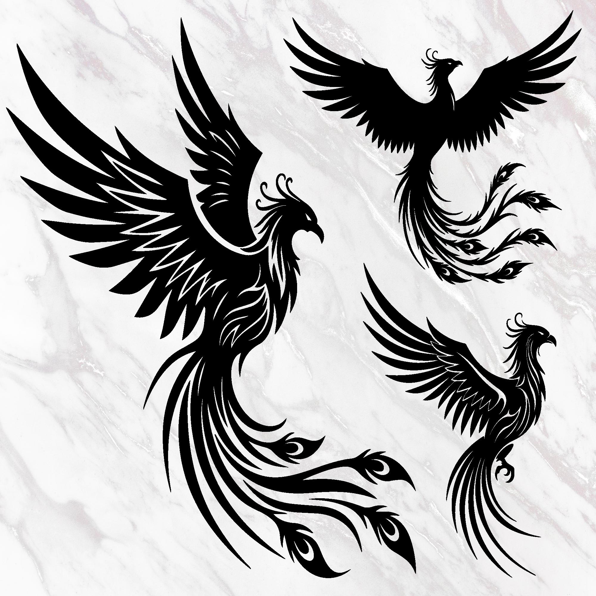 Phoenix Svg - Phoenix Bird Svg - Cut Files for Cricut - Phoenix ...