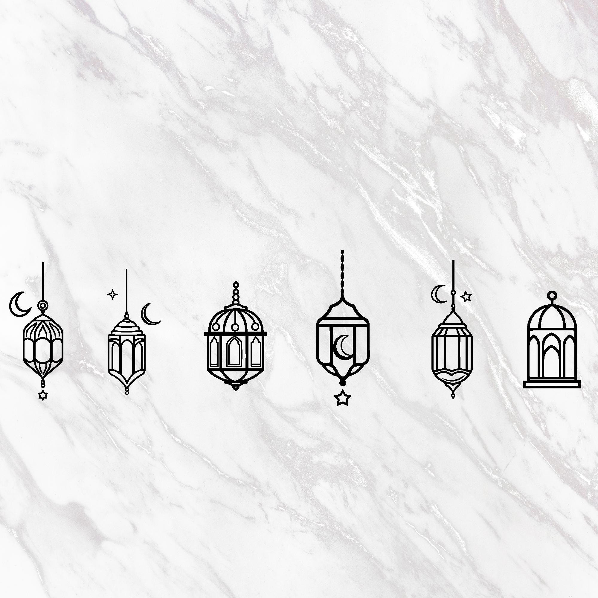 Ramadan Lantern Svg - Ramadan - 40 Muslim Lamp in Ramadan SVG - Isalmic ...