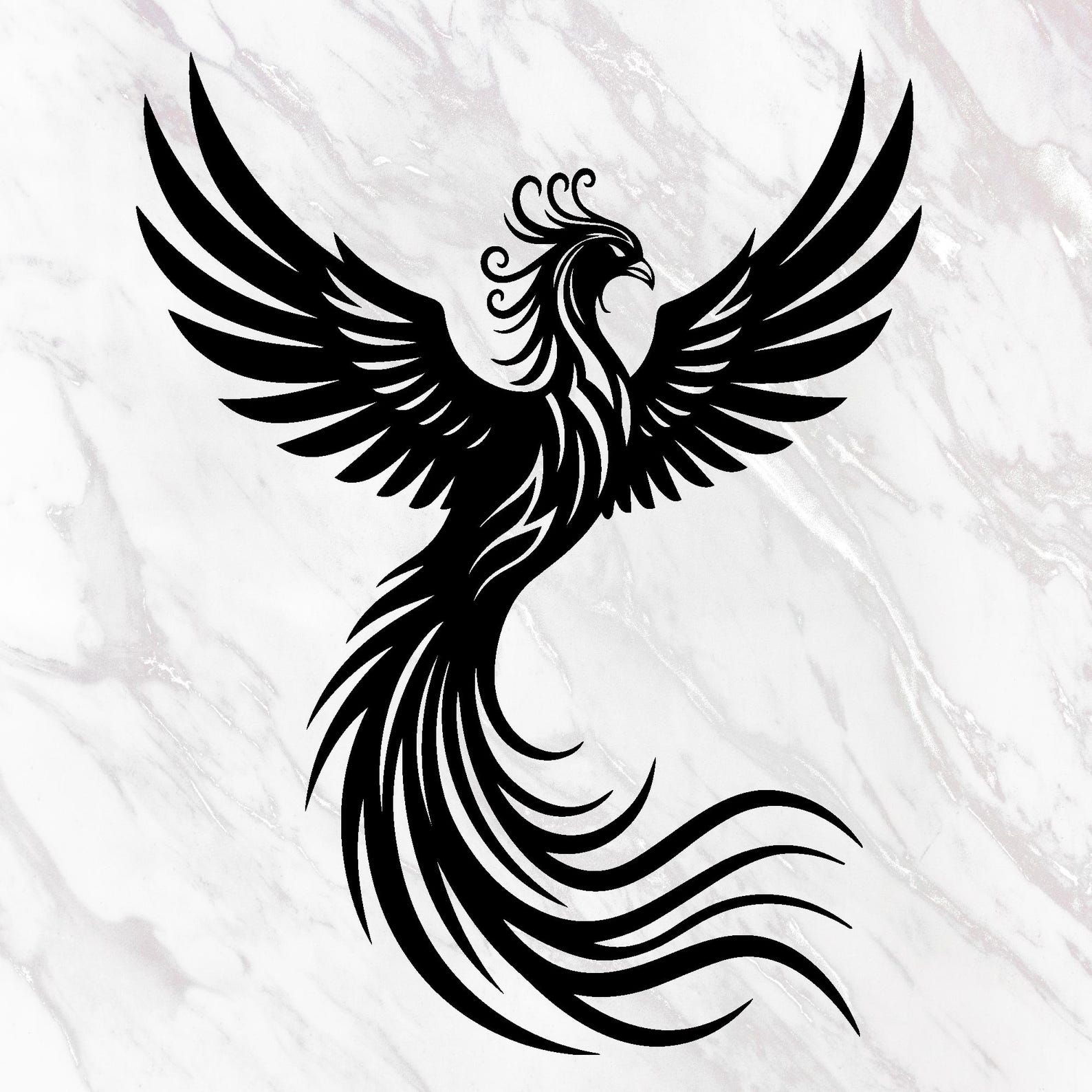 Phoenix Svg - Phoenix Bird Svg - Cut Files for Cricut - Phoenix ...