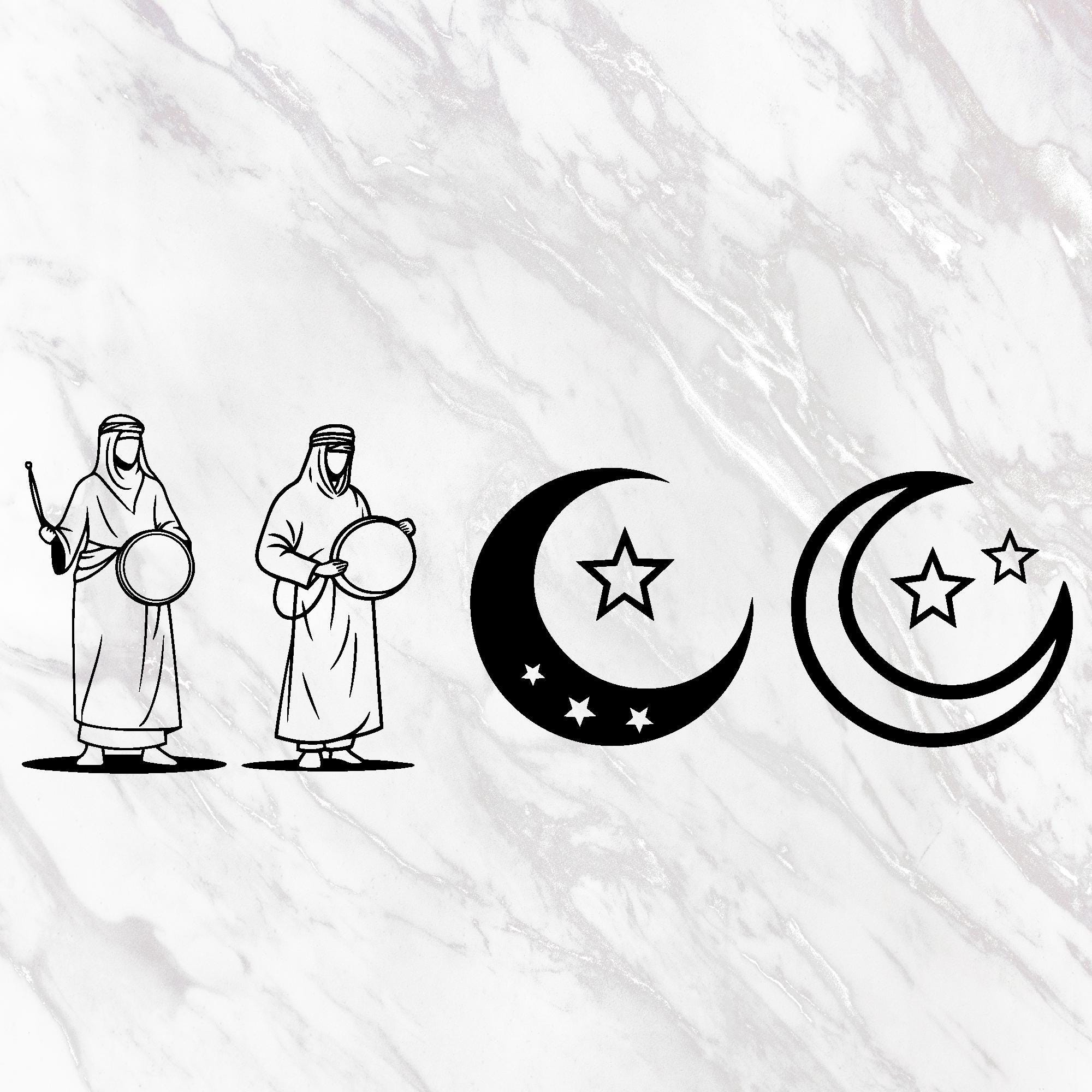 Ramadan Lantern Svg - Ramadan - 40 Muslim Lamp in Ramadan SVG - Isalmic ...