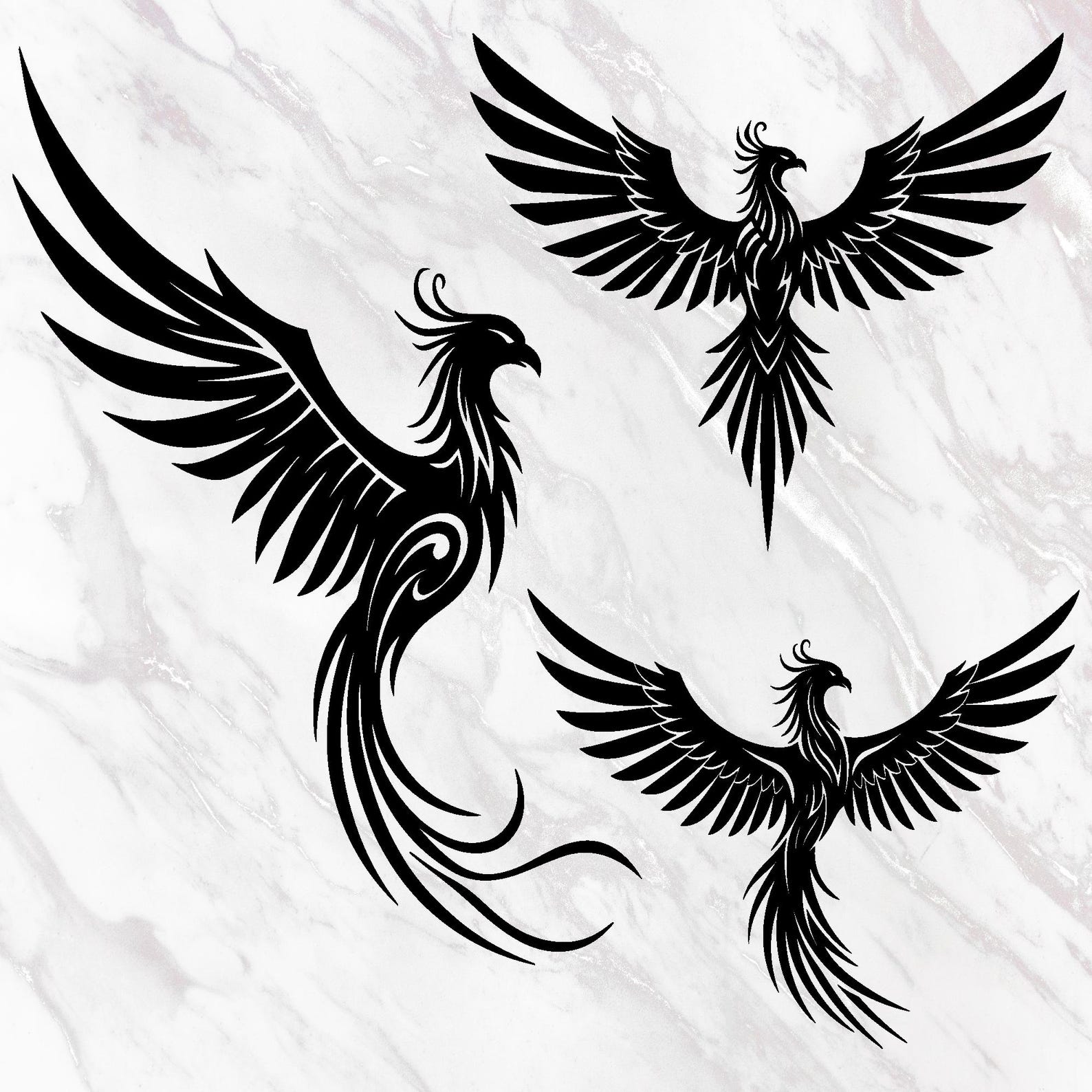 Phoenix Svg - Phoenix Bird Svg - Cut Files for Cricut - Phoenix ...