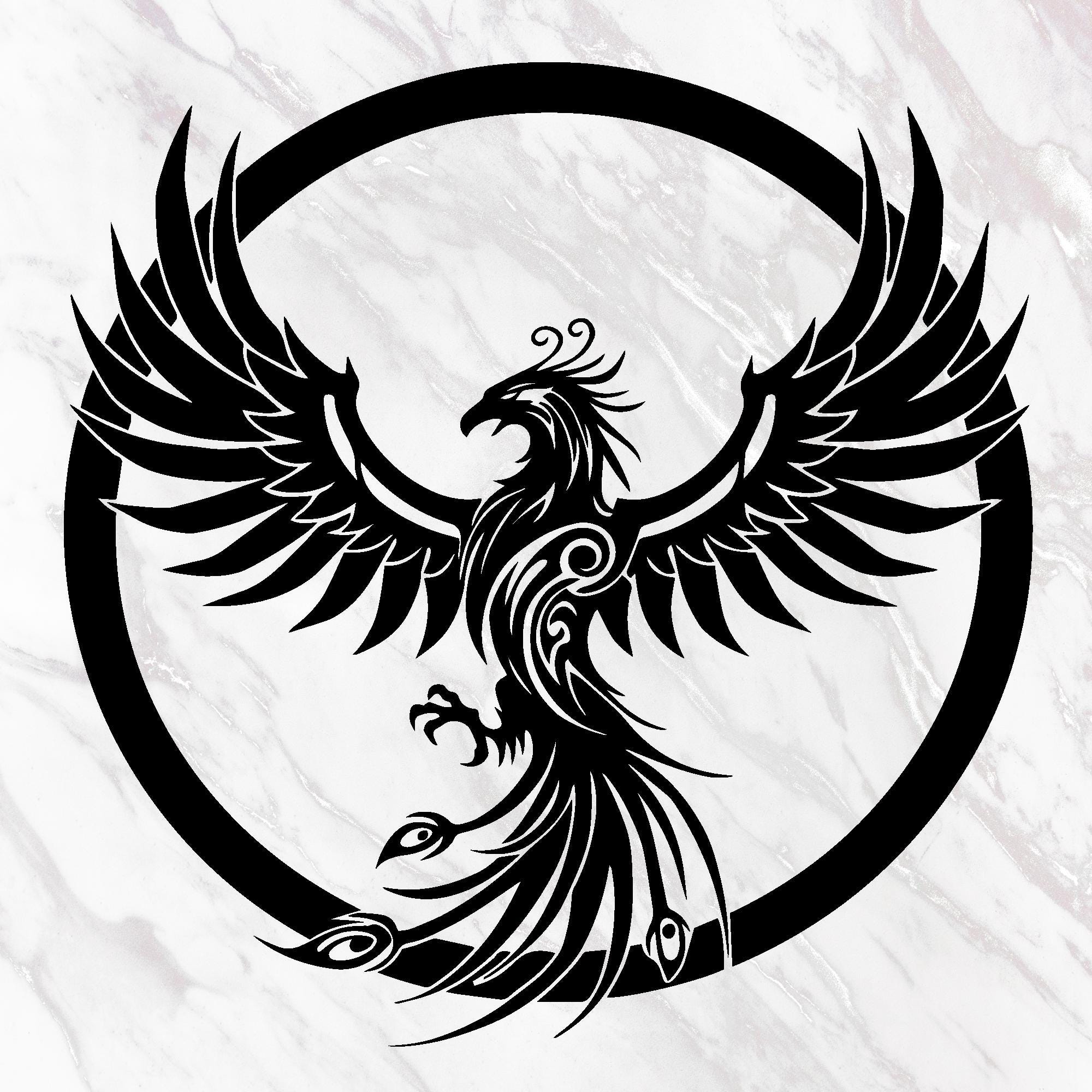 Phoenix Svg - Phoenix Bird Svg - Cut Files for Cricut - Phoenix ...