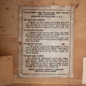 Vintage Ingento No. 2 Guillotine Paper Cutter - Etsy