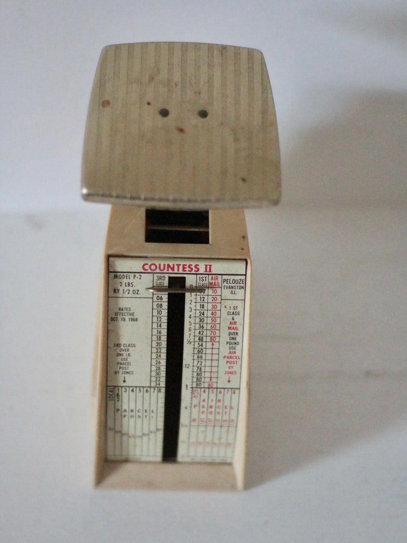 Vintage / Countess II 1968 Postal Scale / Model P-2 - Etsy